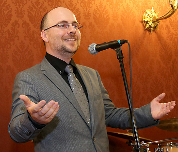 In Prague, 2014.